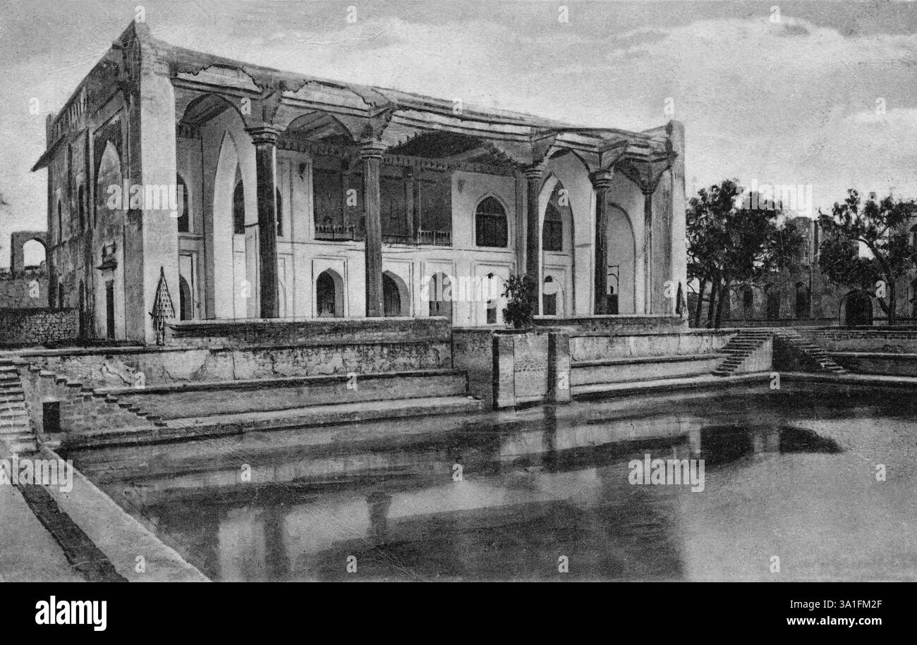 Old picture post card of Asar mahal, Bijapur, Karnataka, India, Asia ...
