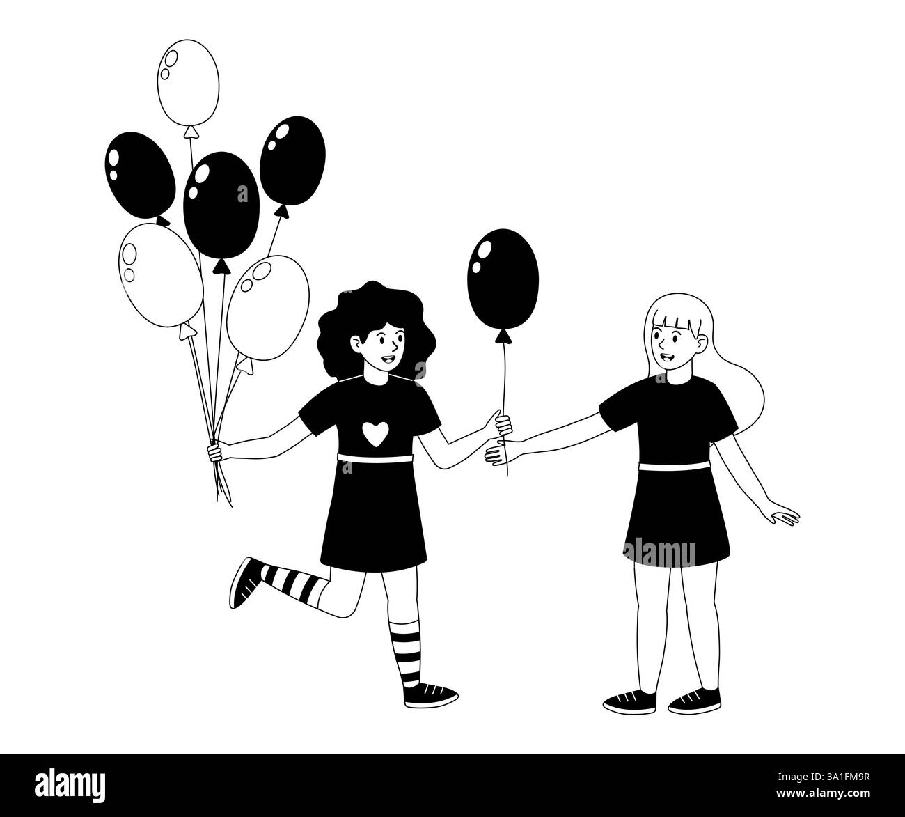 Summertime celebration Black and White Stock Photos & Images - Alamy