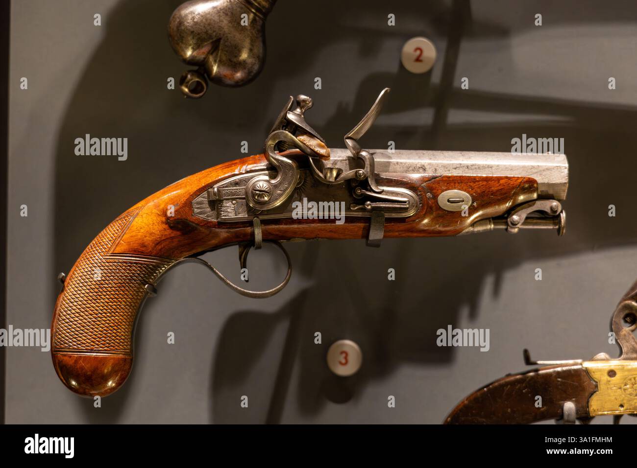 Antique Medieval Gun in England Stock Photo - Alamy