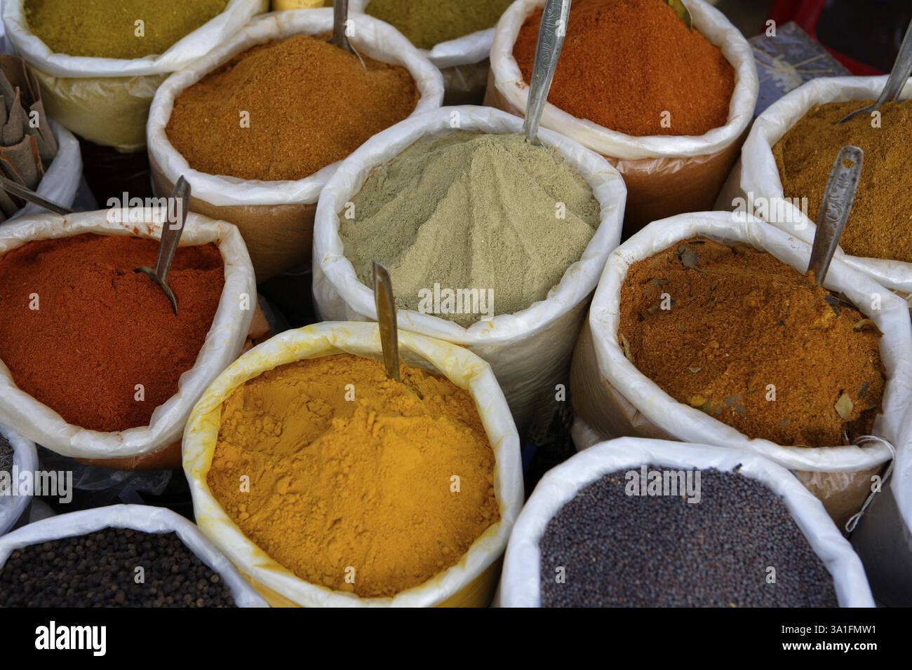 Spices, Mapusa Market, Goa, India, Asia Stock Photo - Alamy