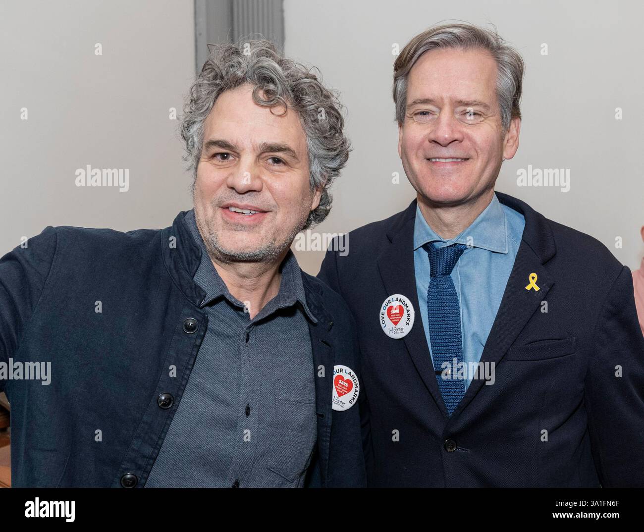 March 8, 2025, New York, New York, USA: Mark Ruffalo and Brad Hoylman ...