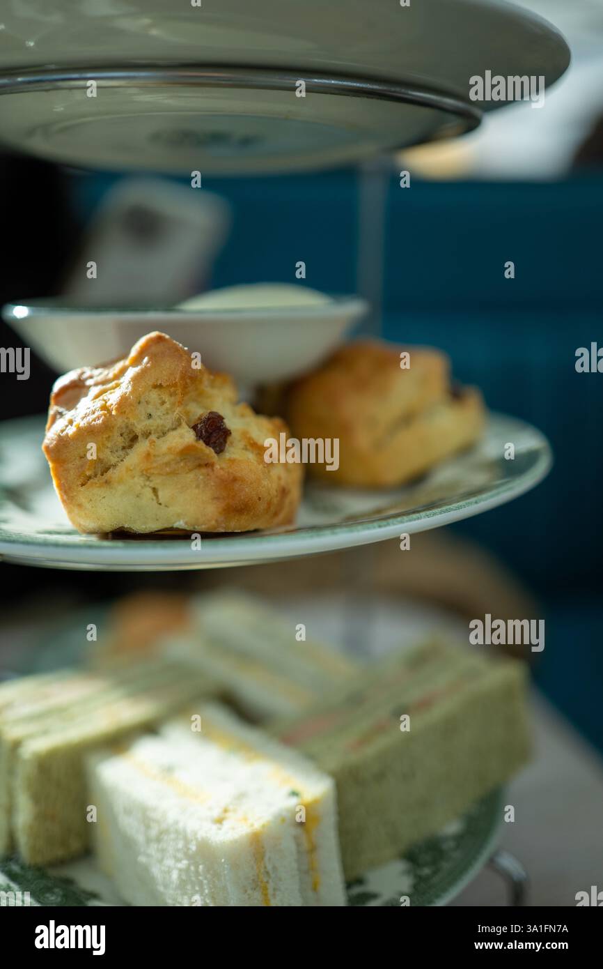 Cup coffee fresh scones hi-res stock photography and images - Alamy