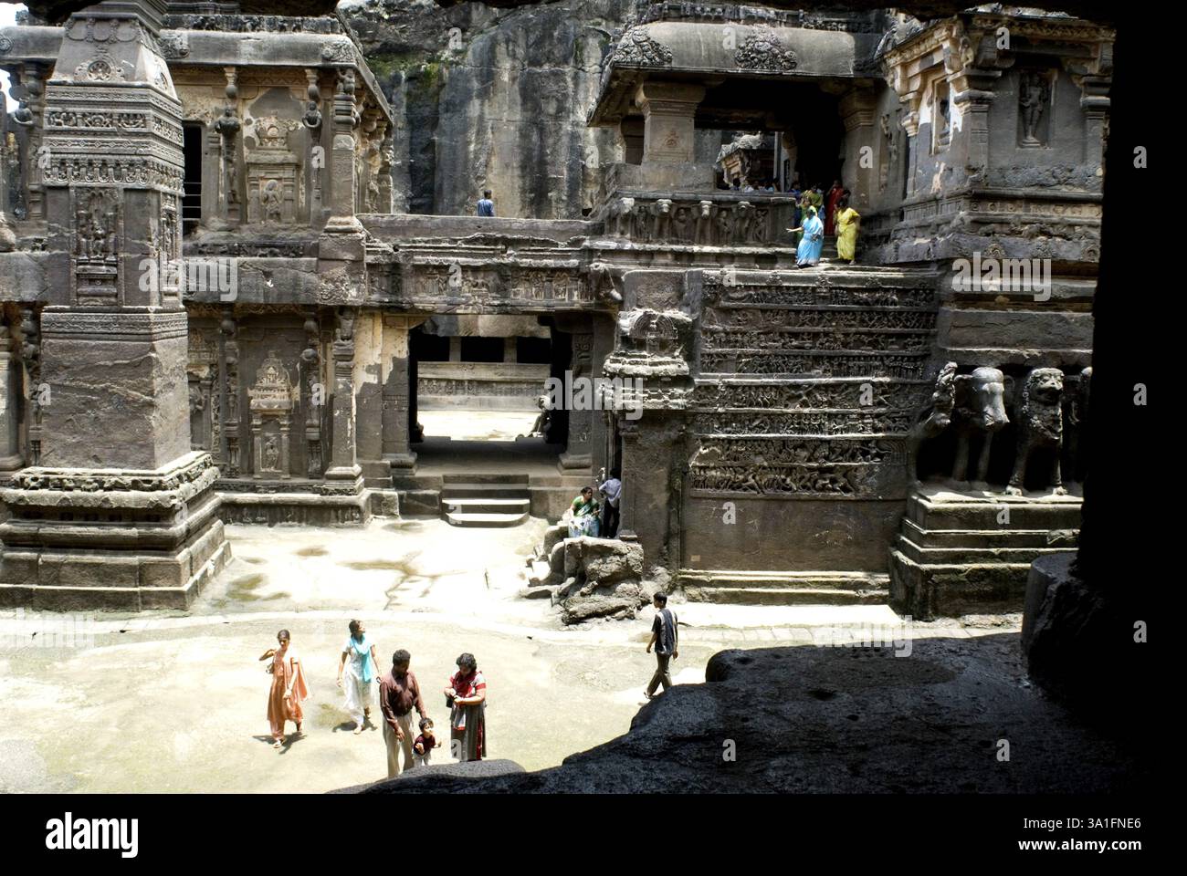 Kailash temple, Ellora caves, Aurangabad, Maharashtra, India, Asia ...