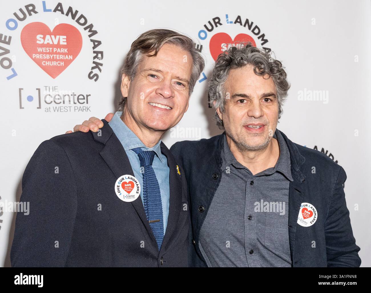 Mark Ruffalo and Brad Hoylman-Sigal attend a rally celebrating cultural ...