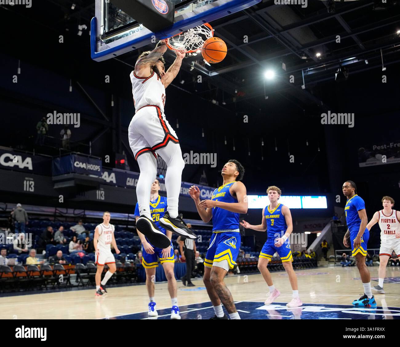WASHINGTON, DC - MARCH 08: Campbell Fighting Camels Guard Tasos Cook (1 ...