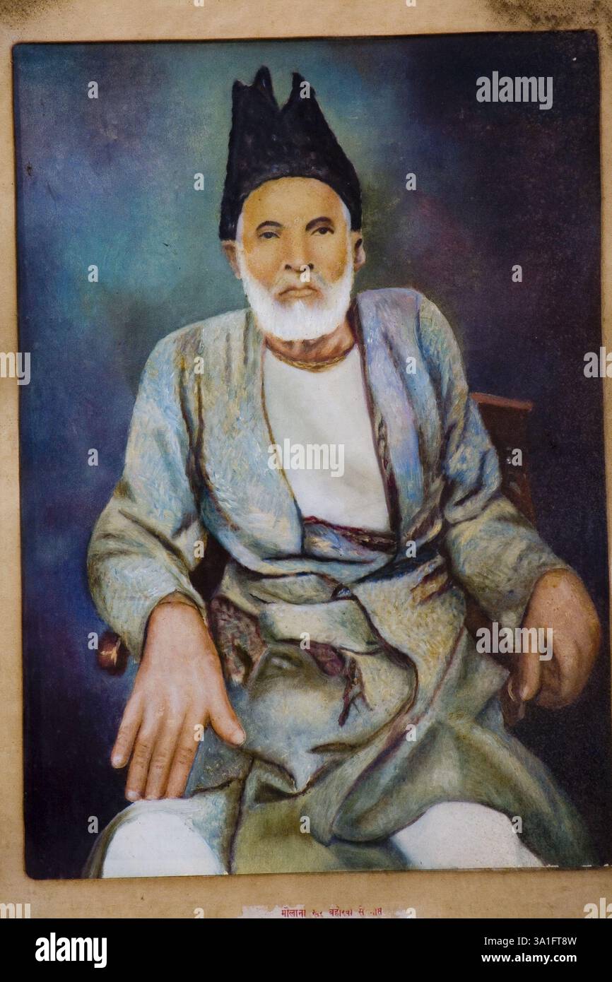 Portrait of Mirza Ghalib Urdu Shayar Stock Photo - Alamy