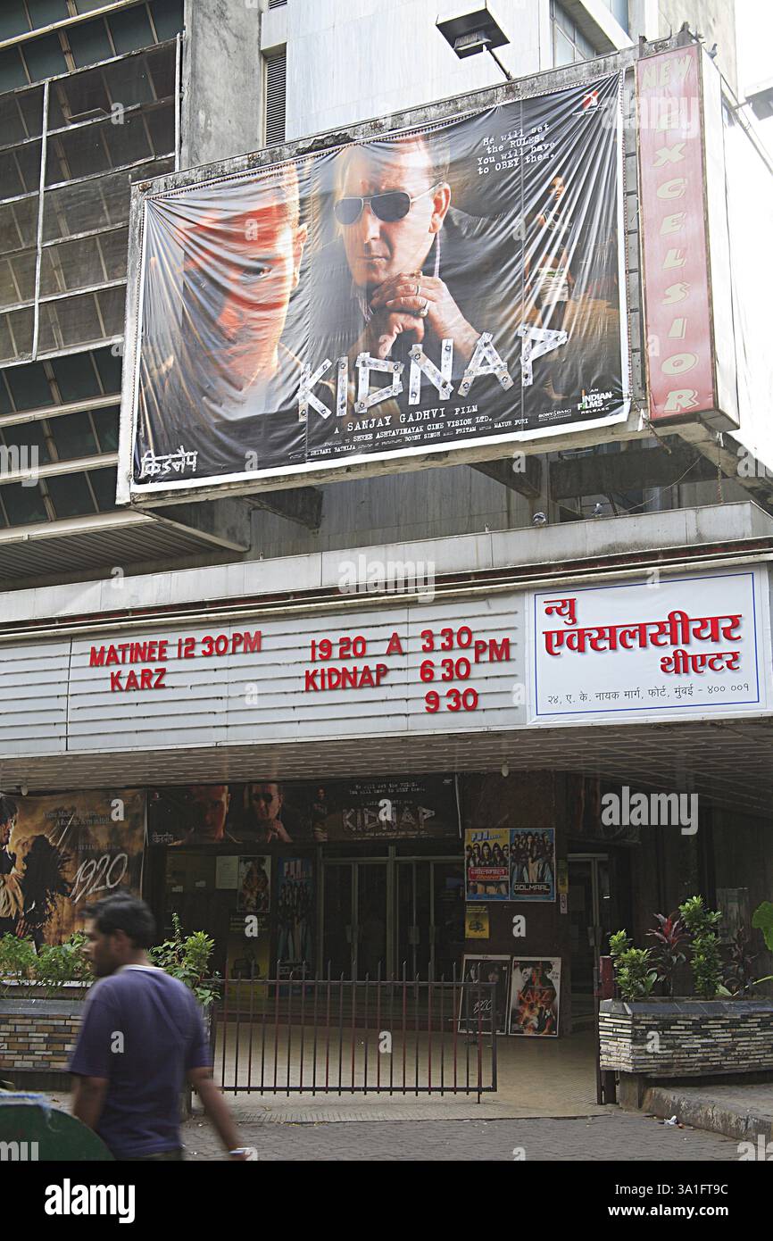 Bollywood cinema hall New Excelsior theatre of Hindi and English movie ...