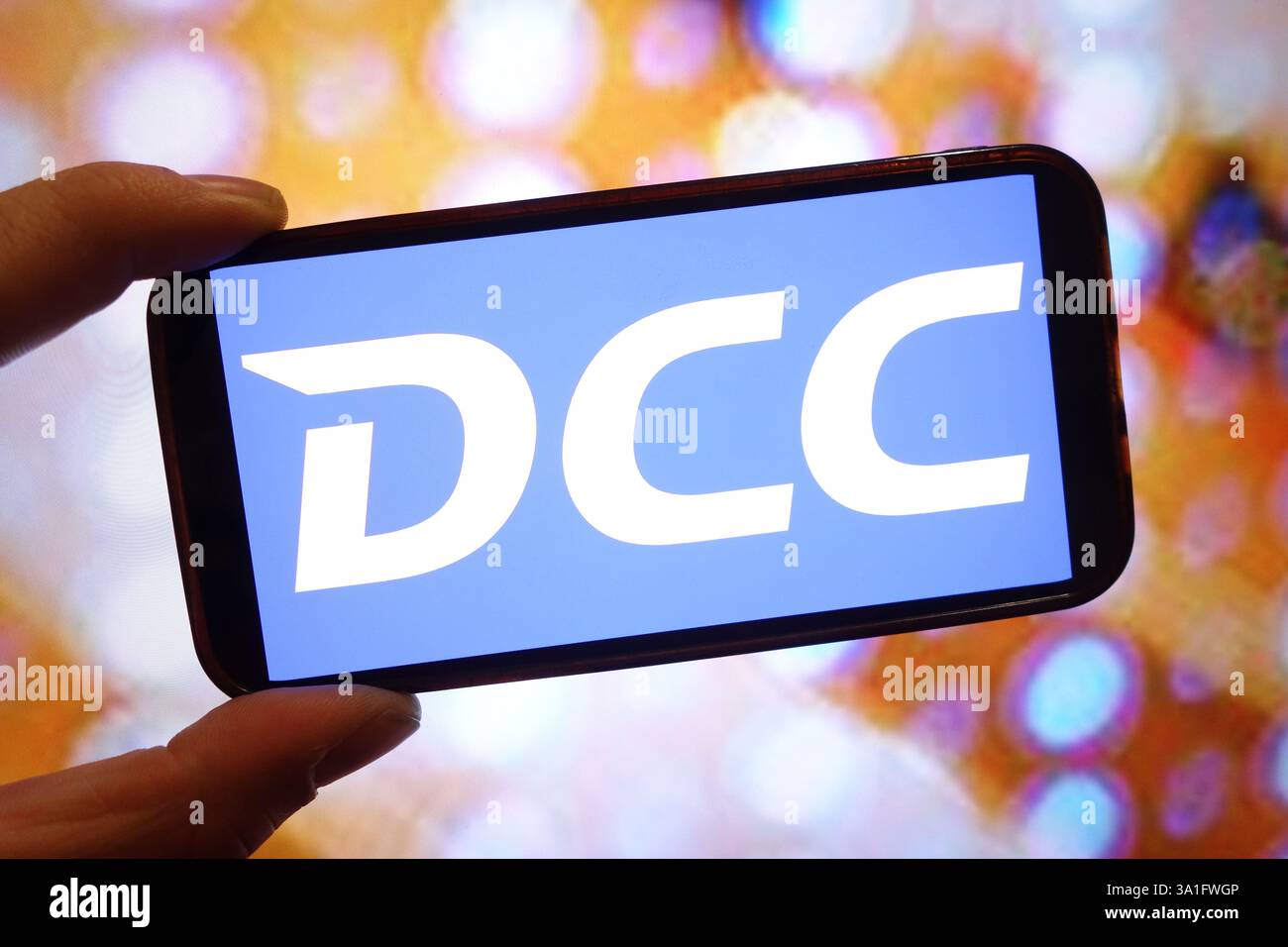 March 7, 2025, Poland: In this photo illustration, the DCC plc company ...