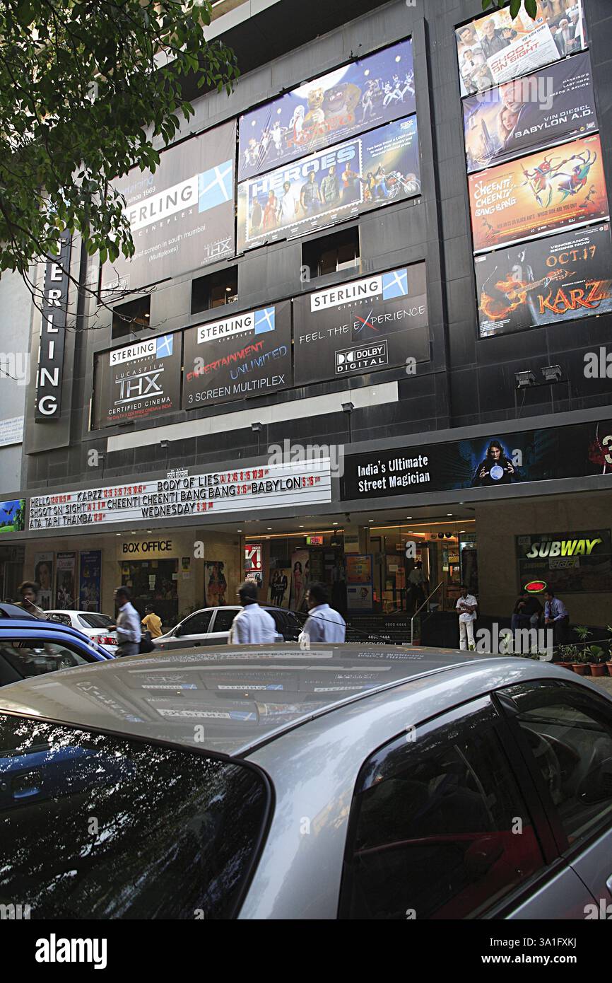 Bollywood cinema hall Sterling theatre of Hindi and English movie ...