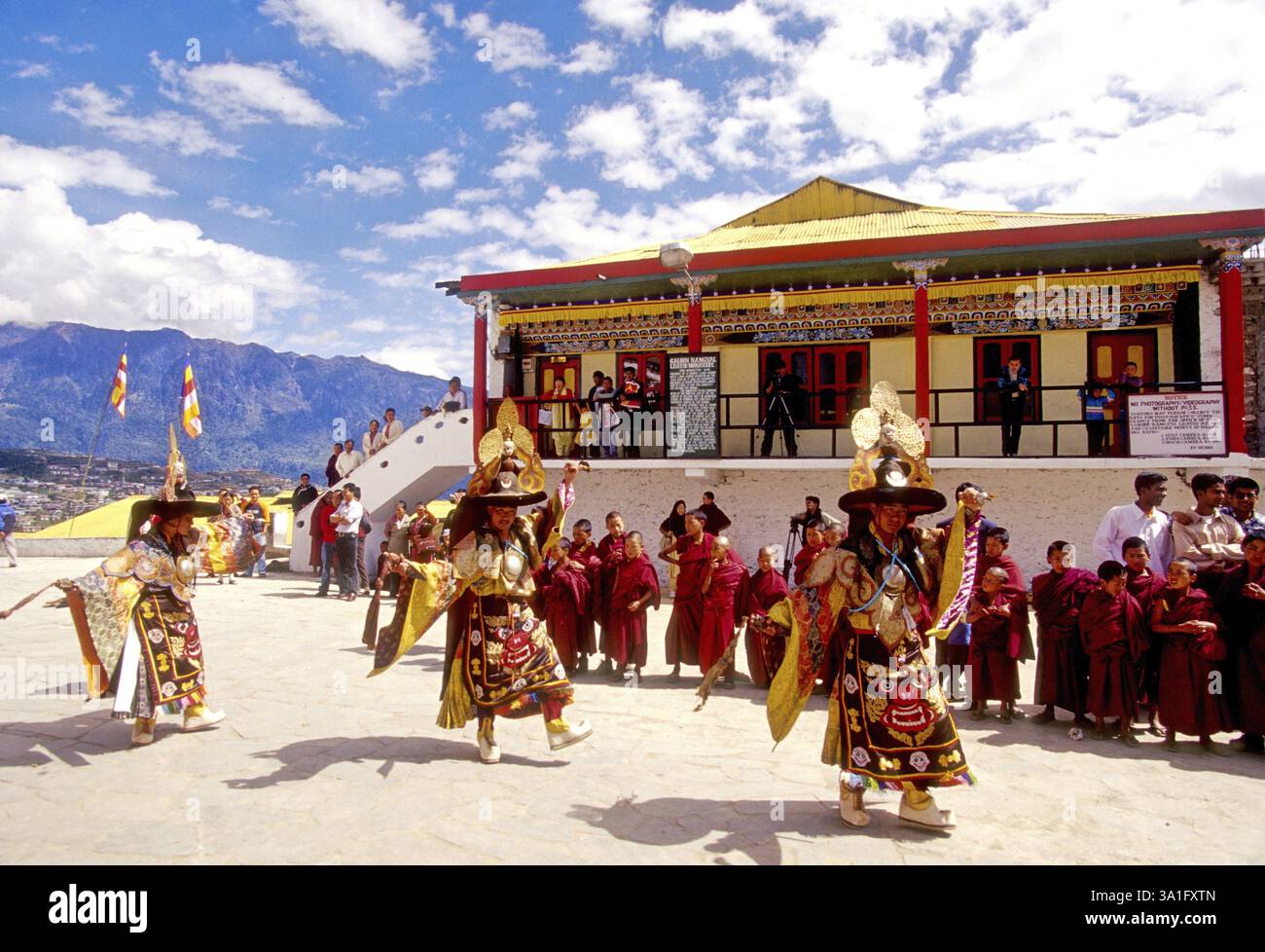 Lama Dance at Tawang Jung Monastery, Arunachal Pradesh, India, Asia ...