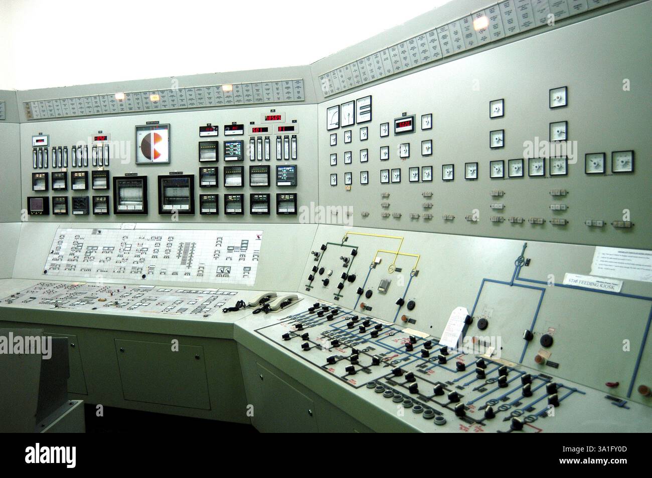 Control panel of the TATA Thermal Power Station, Trombay, Bombay now ...