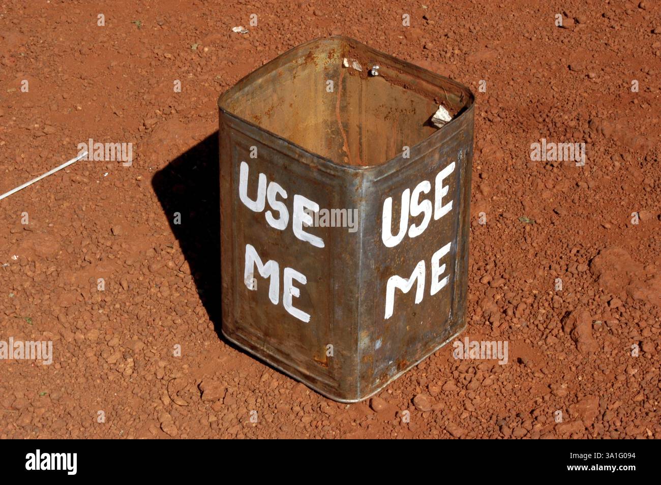 A dust bin, India, Asia Stock Photo - Alamy