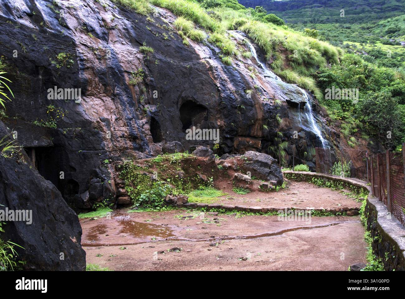 Bhaja caves, vihara monasteries Buddhist rock-cut caves in 12th Century ...