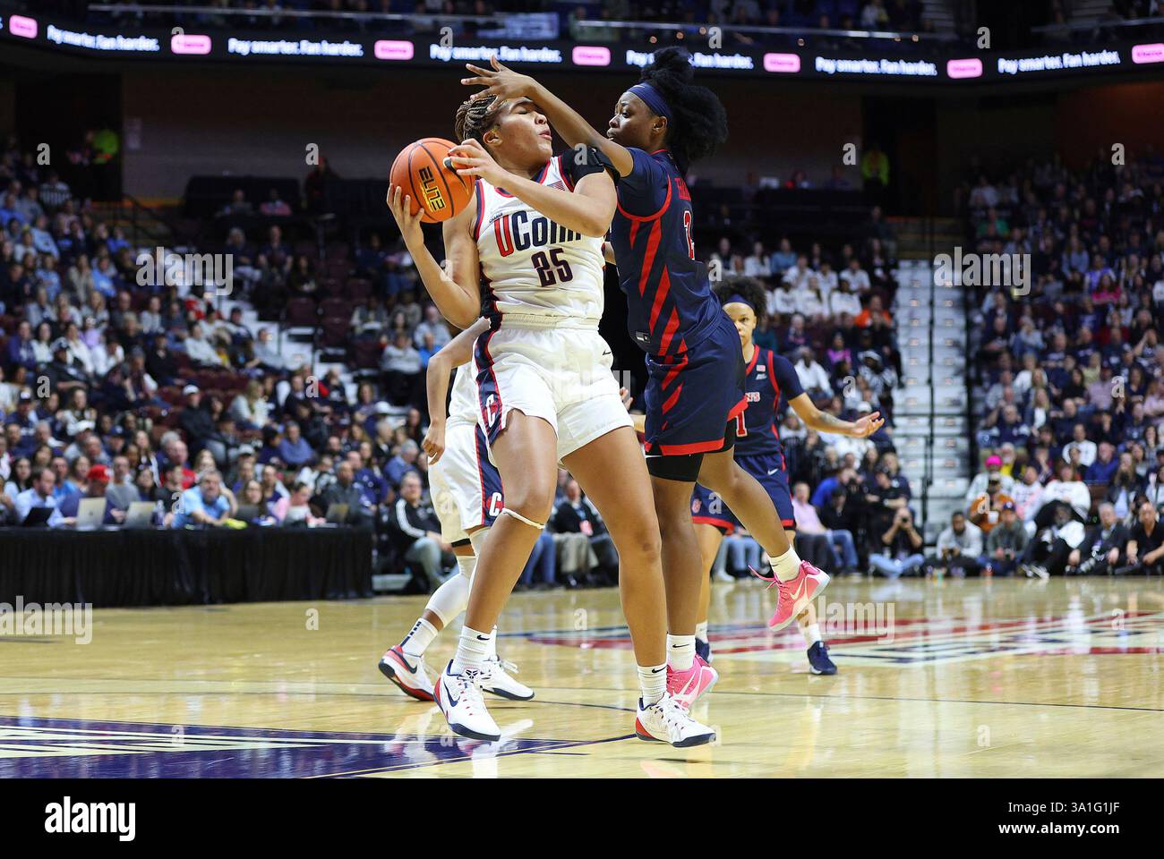 UNCASVILLE, CT - MARCH 08: UConn Huskies forward Ice Brady (25 ...