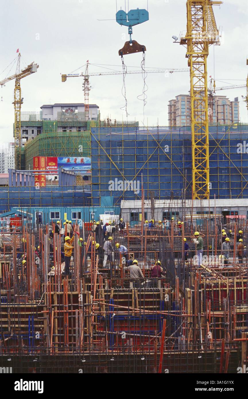Construction boom in the city, China, Asia Stock Photo - Alamy