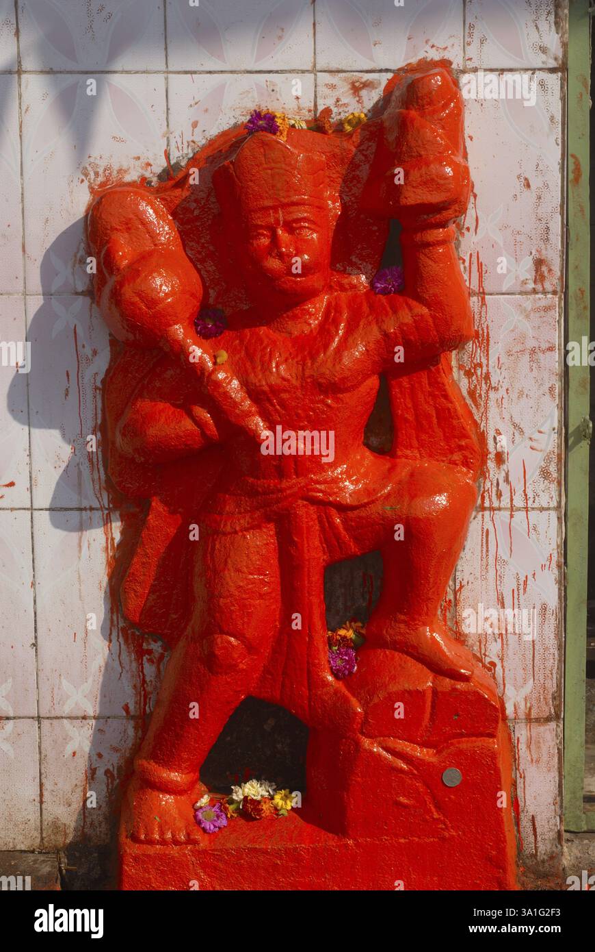 Lord Hanuman, Maruti, Monkey God of Ramayana lifting Dronagiri Mountain ...