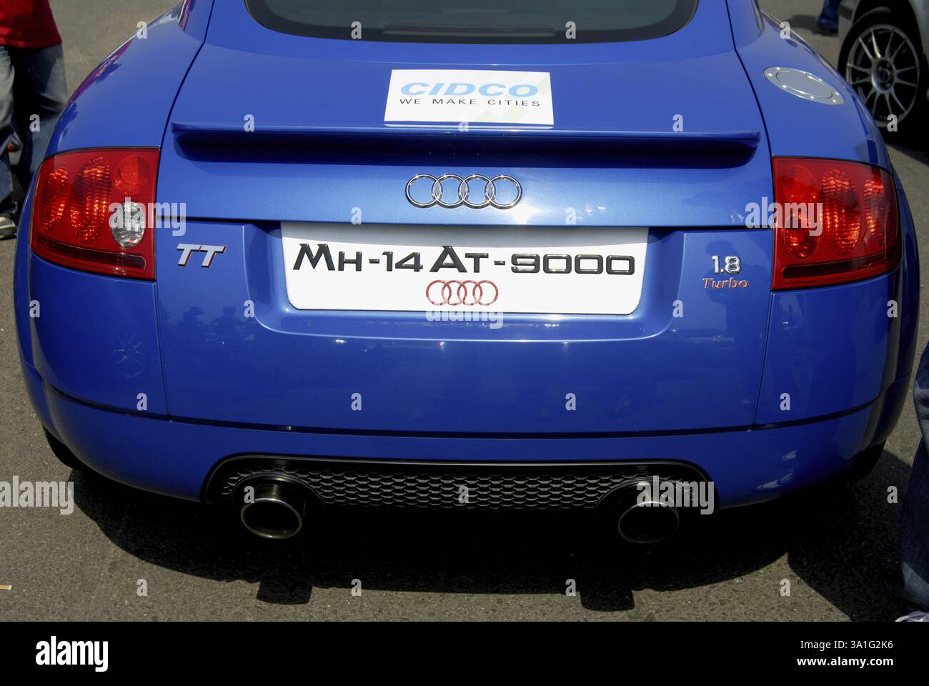 Audi blue color luxury car TT 1.8 Turbo engine, Maharashtra, India ...