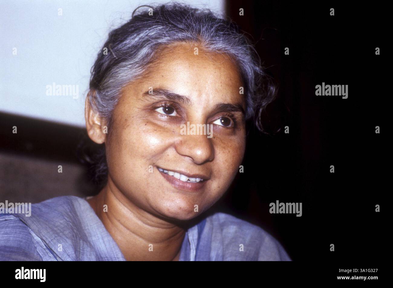 South Asian Indian activist of Narmada Bachaon Andolan (SAVE NARMADA ...