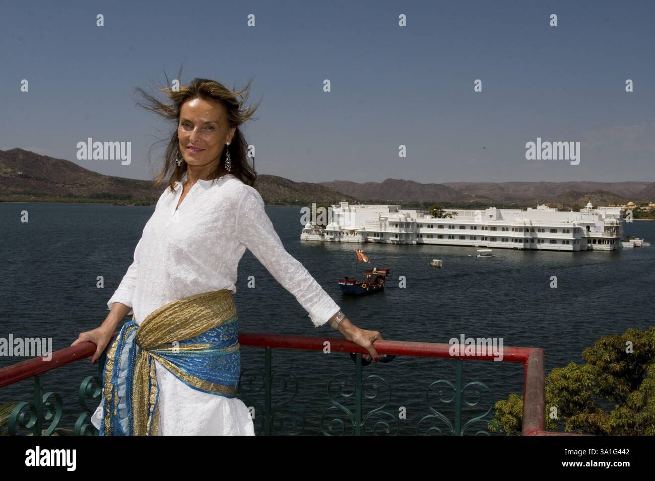 Princess Francoise Sturdza at Udaipur, Rajasthan, India NO MR Stock ...