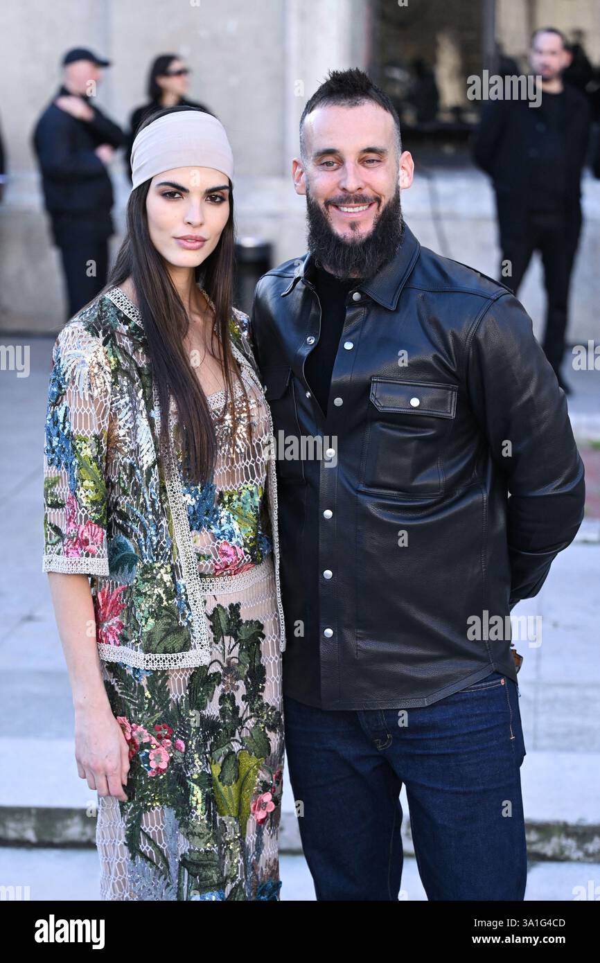 Paris, France. 08th Mar, 2025. Carol Mendes and Vladimir Restoin ...