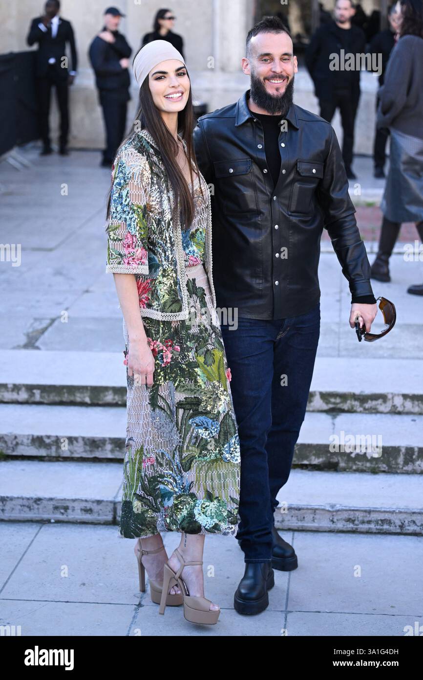 Paris, France. 08th Mar, 2025. Carol Mendes and Vladimir Restoin ...