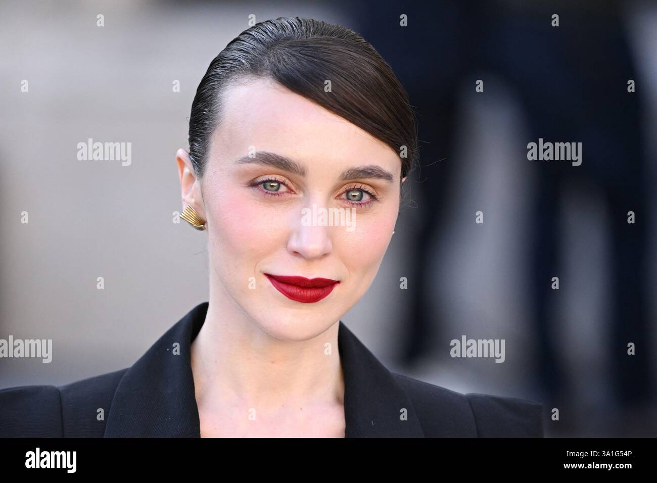 Mary Leest attending the Elie Saab Womenswear Fall/Winter 2025-2026 ...