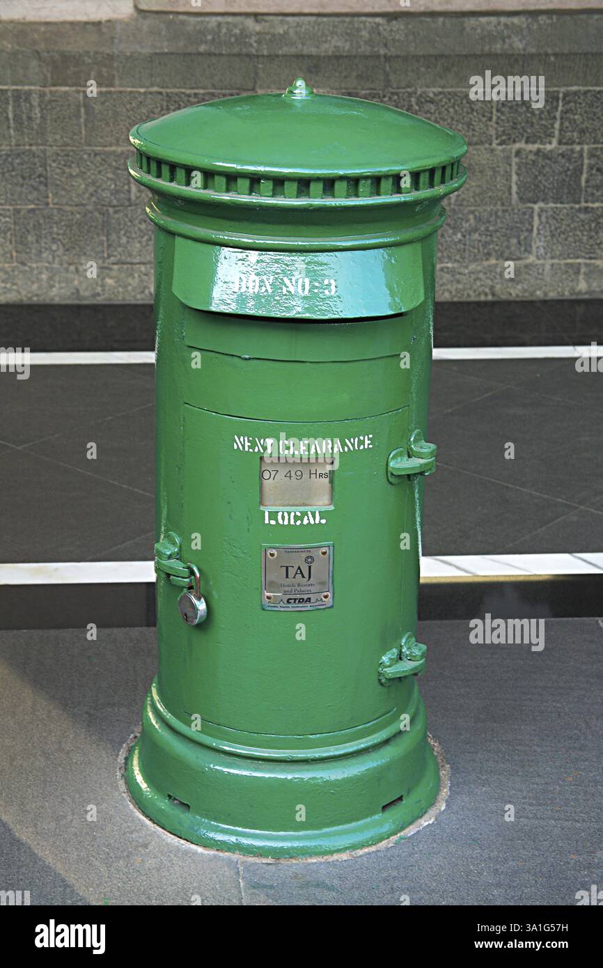 Street letter Box, Bombay Mumbai, Maharashtra, India, Asia Stock Photo ...