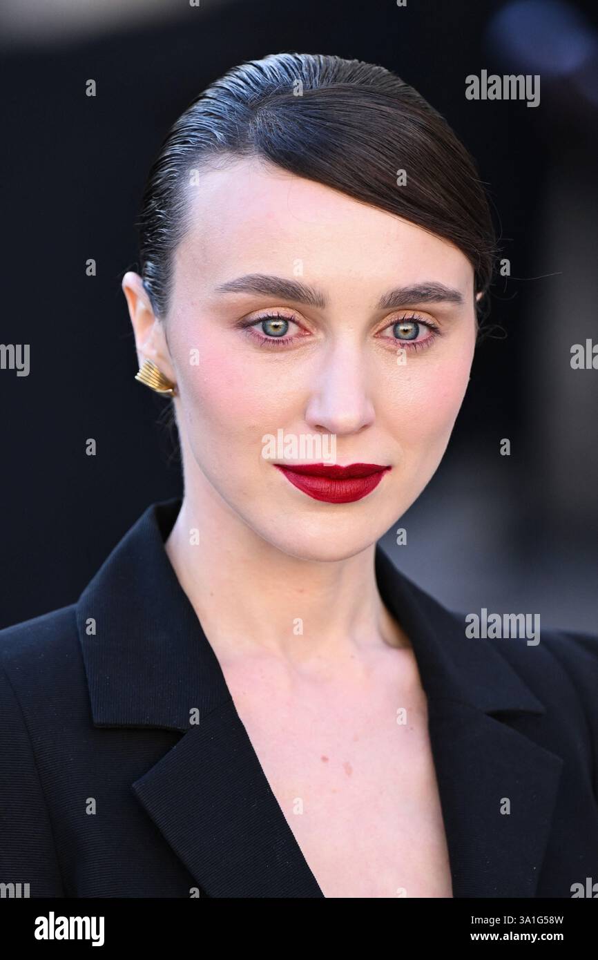 Mary Leest attending the Elie Saab Womenswear Fall/Winter 2025-2026 ...