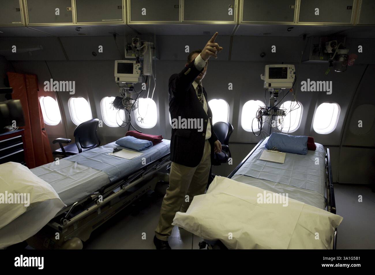 A doctor explaining the working inside the world's only airborne ...