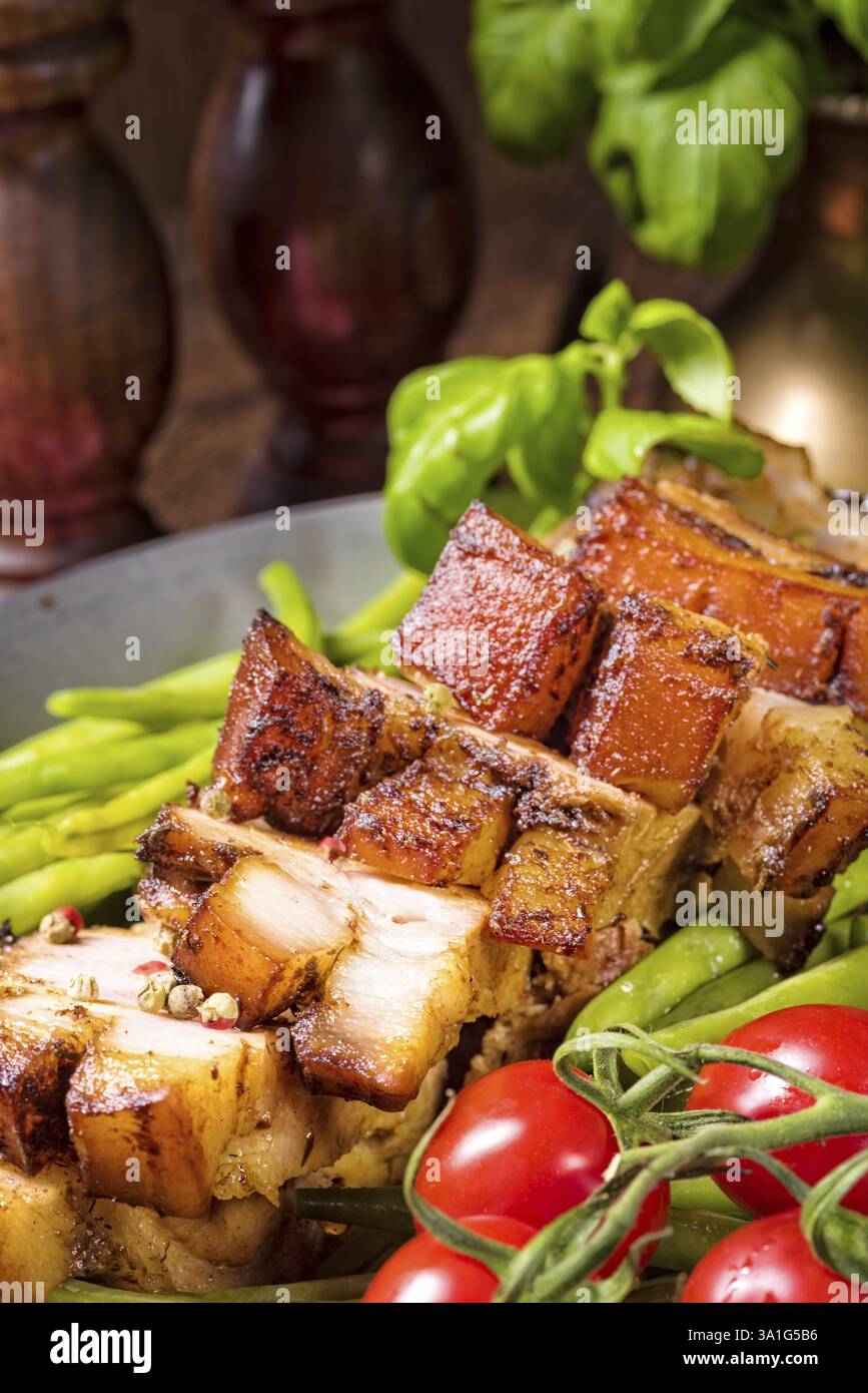 Crust roast pickled in beer Stock Photo - Alamy