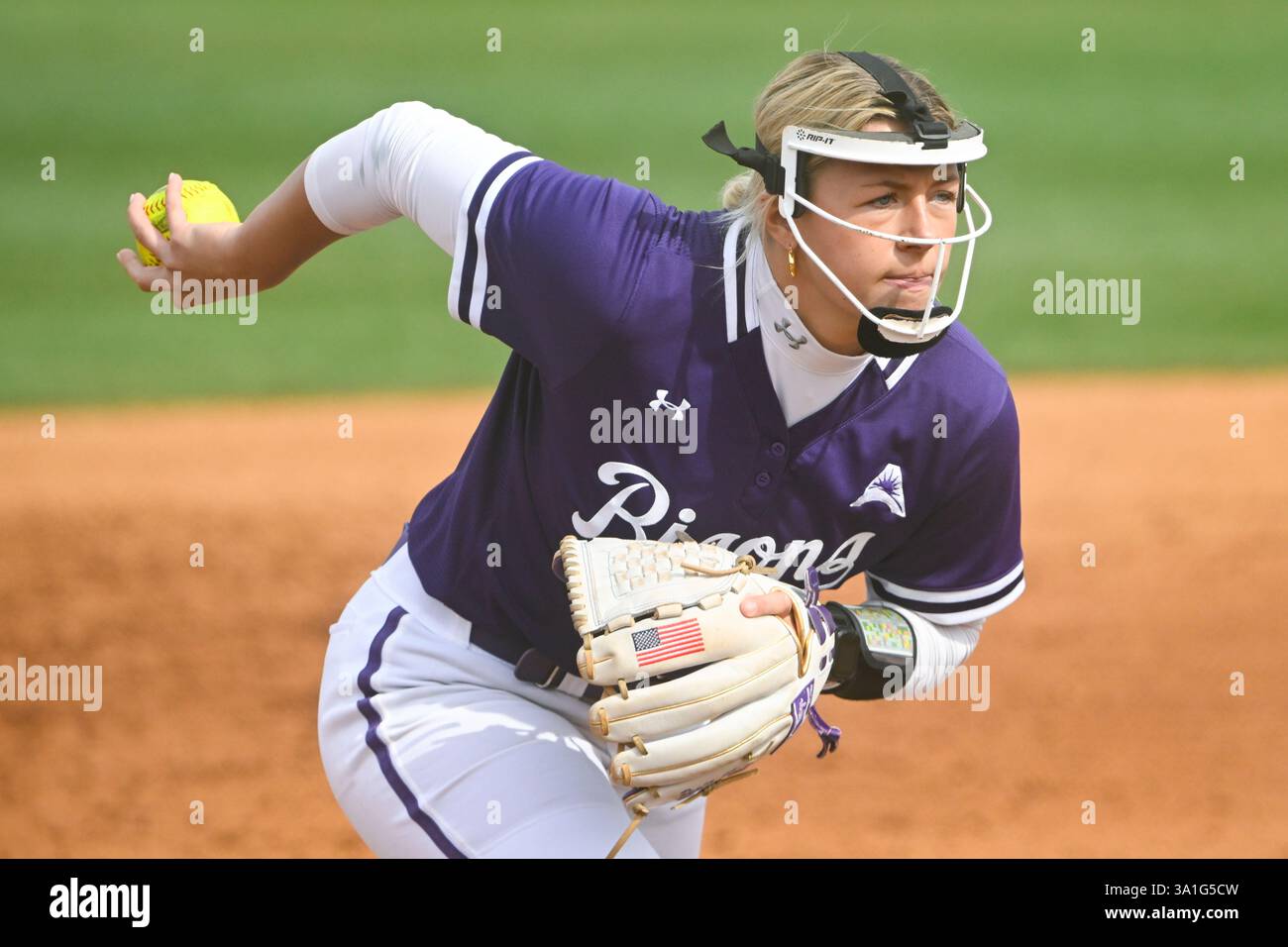 Lipscomb's Halle Klaiber (23) during an NCAA softball game against ...