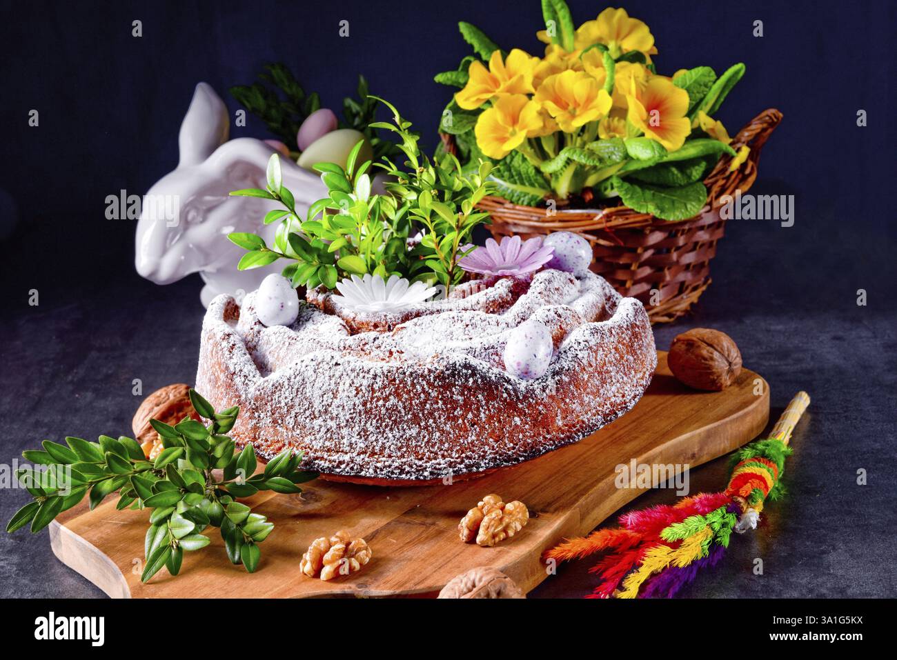 Traditional polish easter cake Stock Photo - Alamy