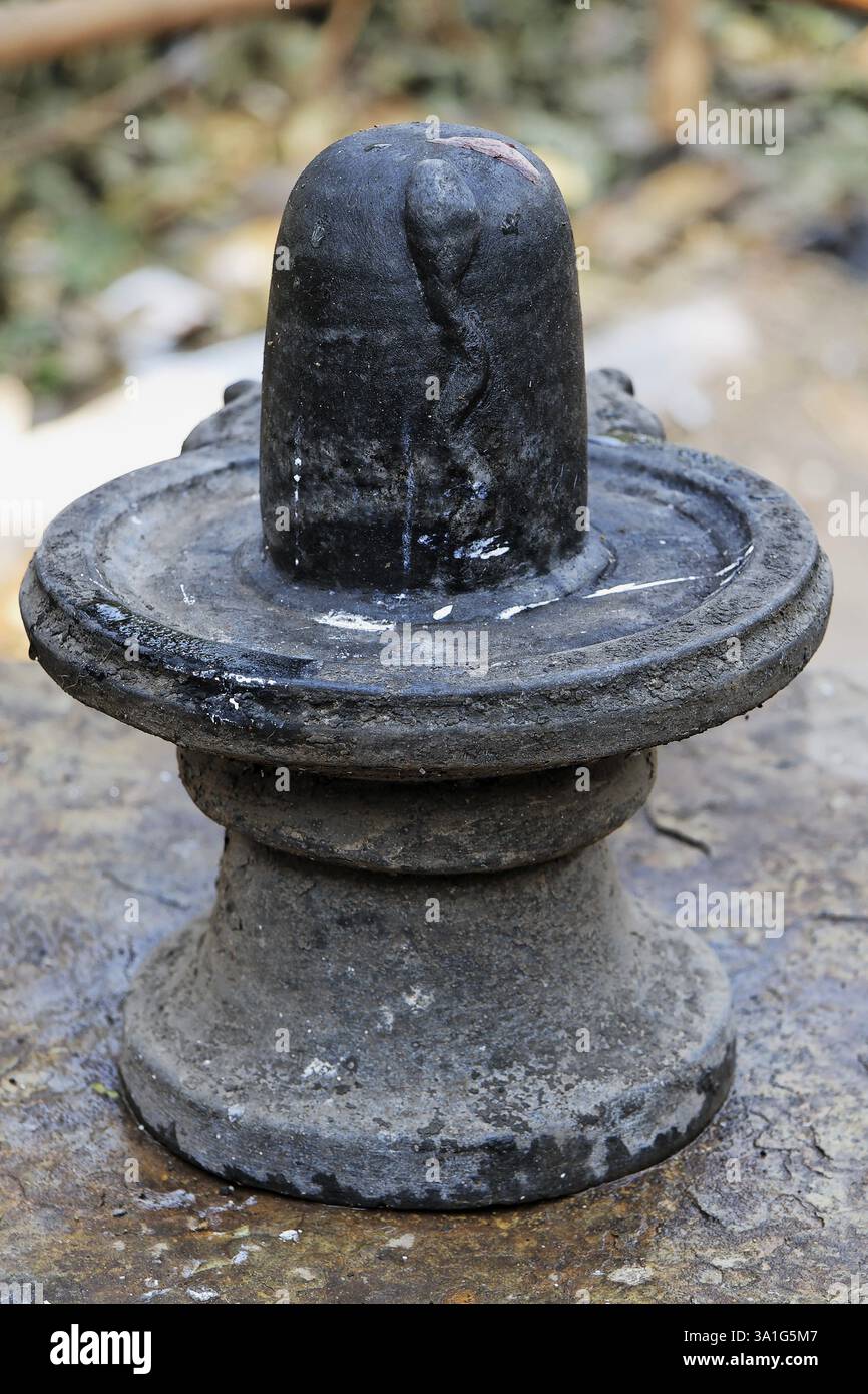 Statue of Shiv-ling, India, Asia Stock Photo - Alamy