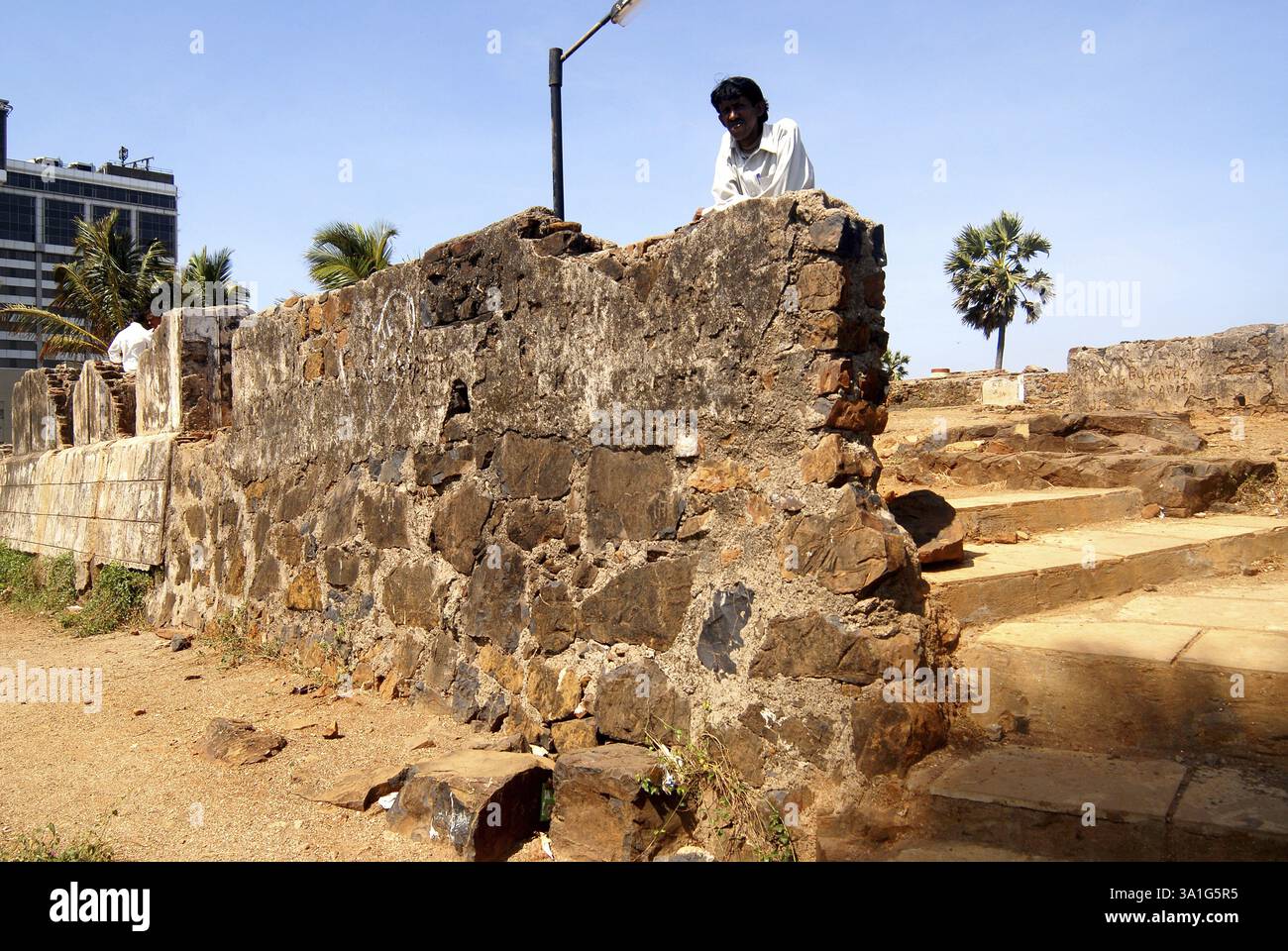 Bandra fort in Bombay Mumbai, Maharashtra, India, Asia Stock Photo - Alamy