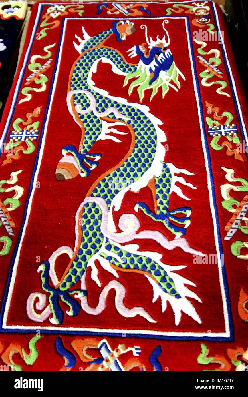 Dragon art, Gangtok, Sikkim, India, Asia Stock Photo - Alamy