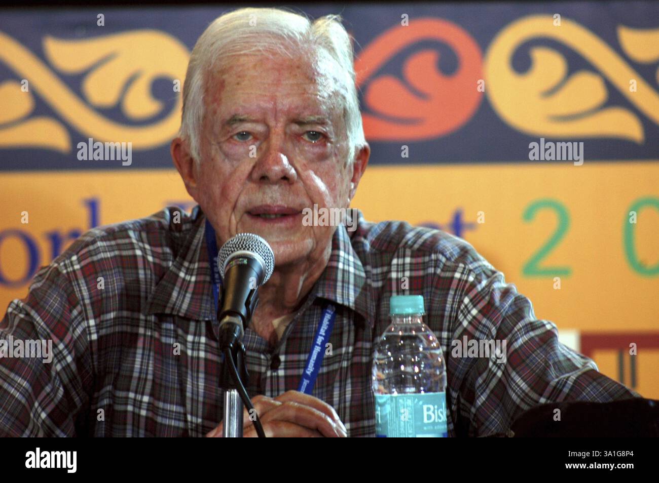 Former US president Jimmy Carter inaugurates the 23rd Jimmy Carter Work ...