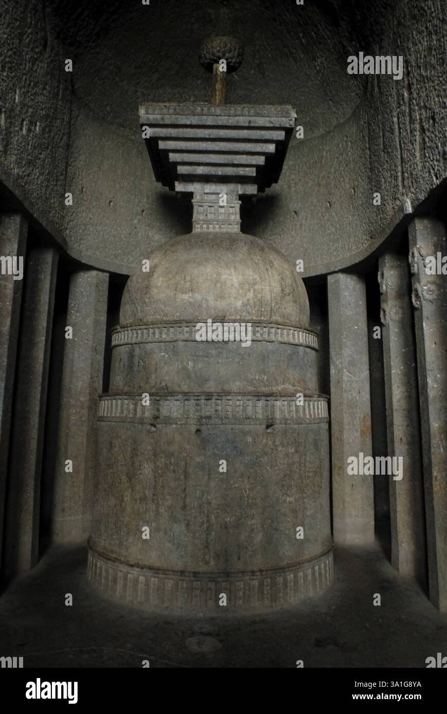 Buddhist caves built 3rd 2nd century BC by Buddhist monks one of the ...