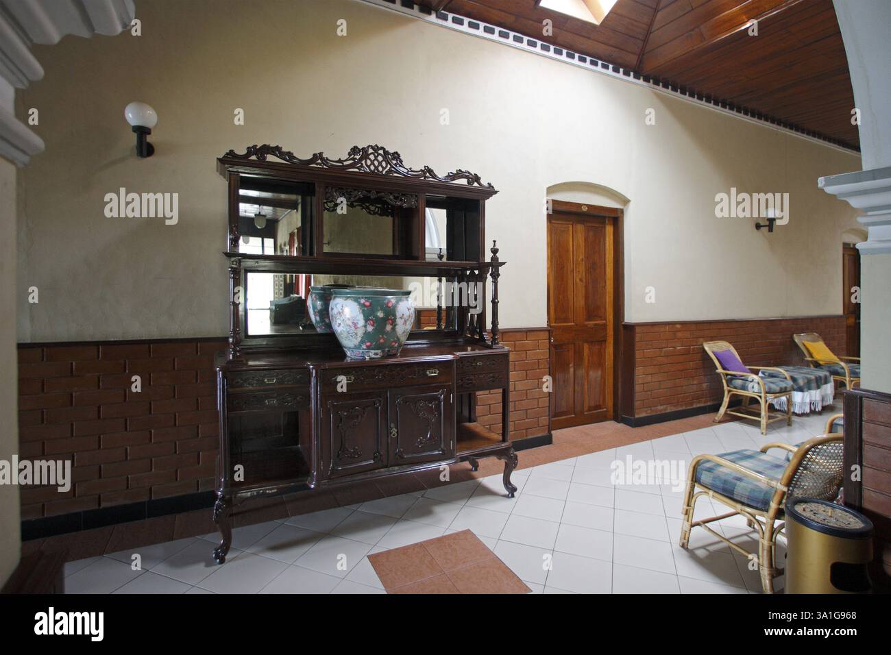 Interior of rest house on hill station, Sri Lanka, Asia Stock Photo - Alamy