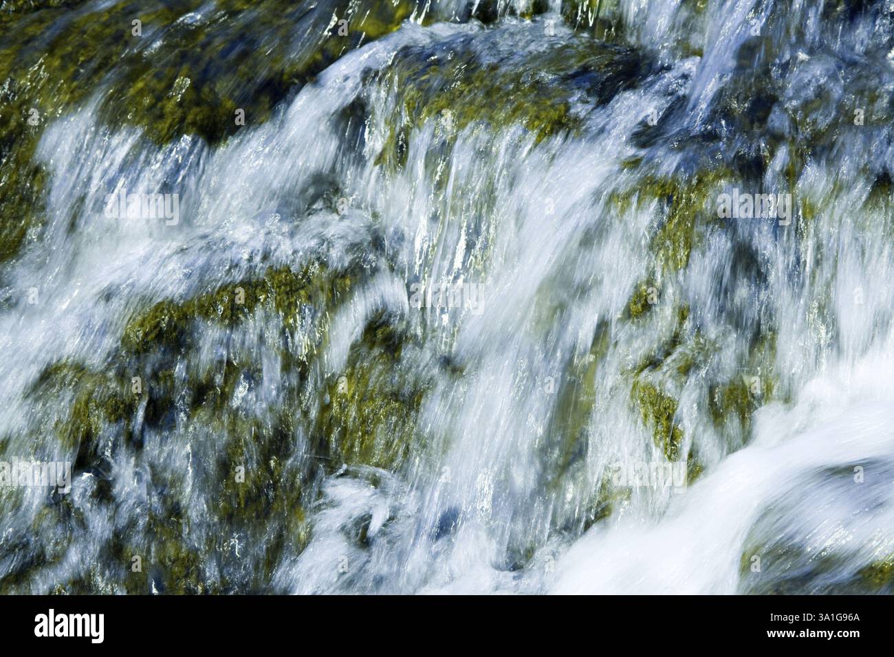 Arabian sea water flowing on rock waterfall, Aksa Beach, Malad, Bombay ...