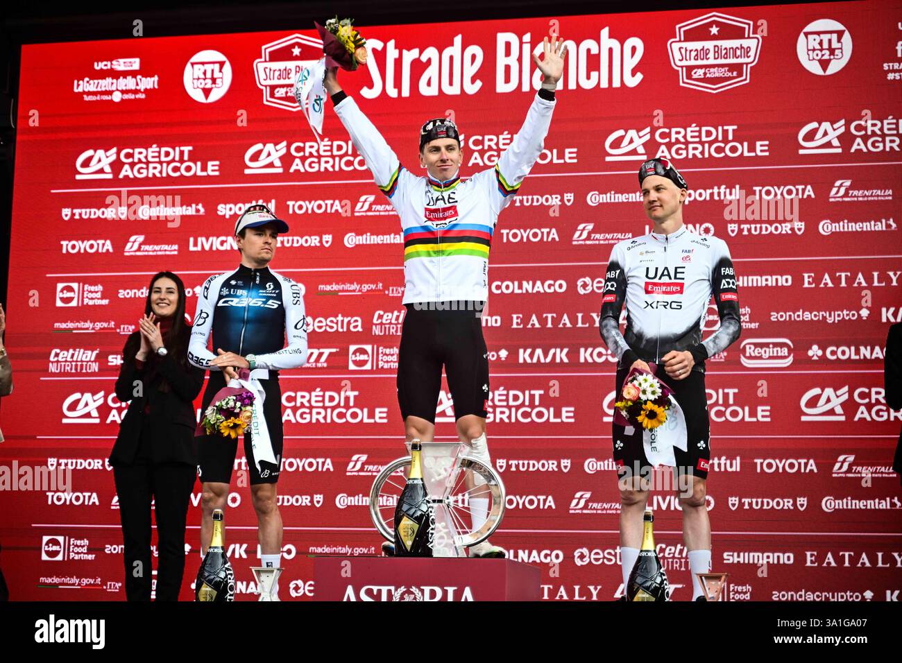 March 8, 2025, Piombino, Piombino, Italy: Pidcock Thomas Of Tim Q36.5 ...