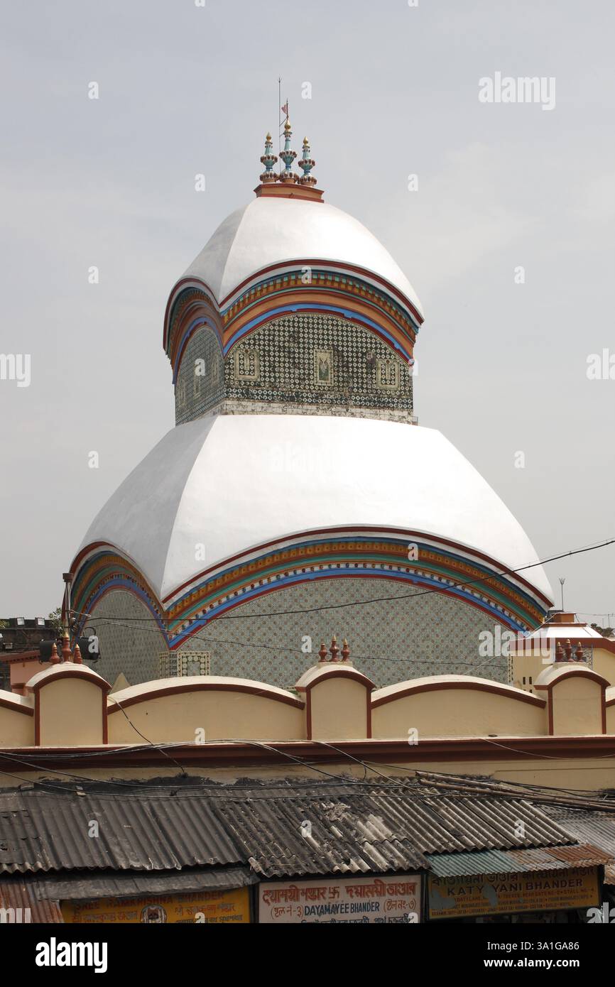 Heritage Kalighat temple, Calcutta, West Bengal, India, Asia Stock ...