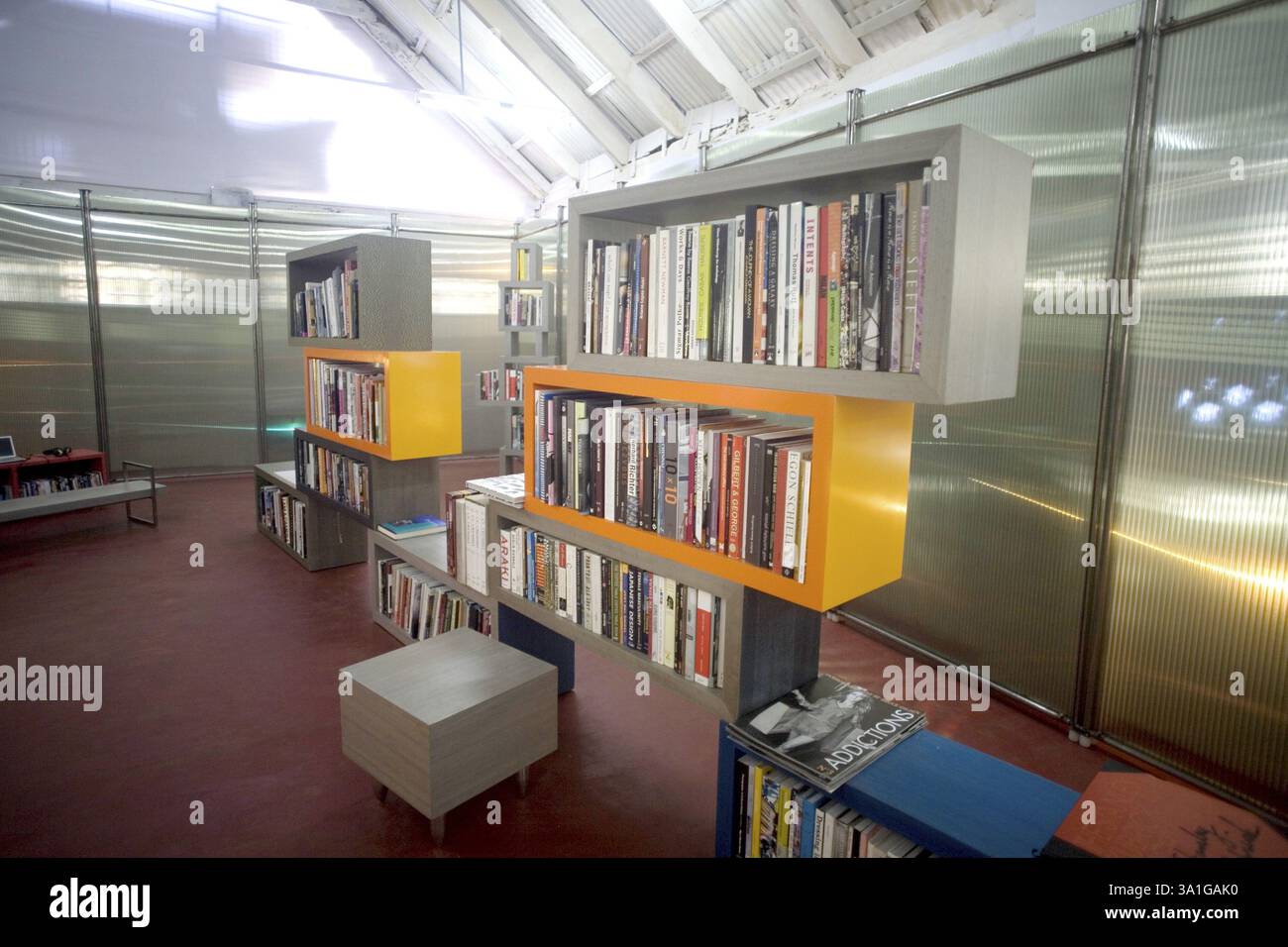 Books library installation by Bose Krishanamachari, Lava kashi art ...
