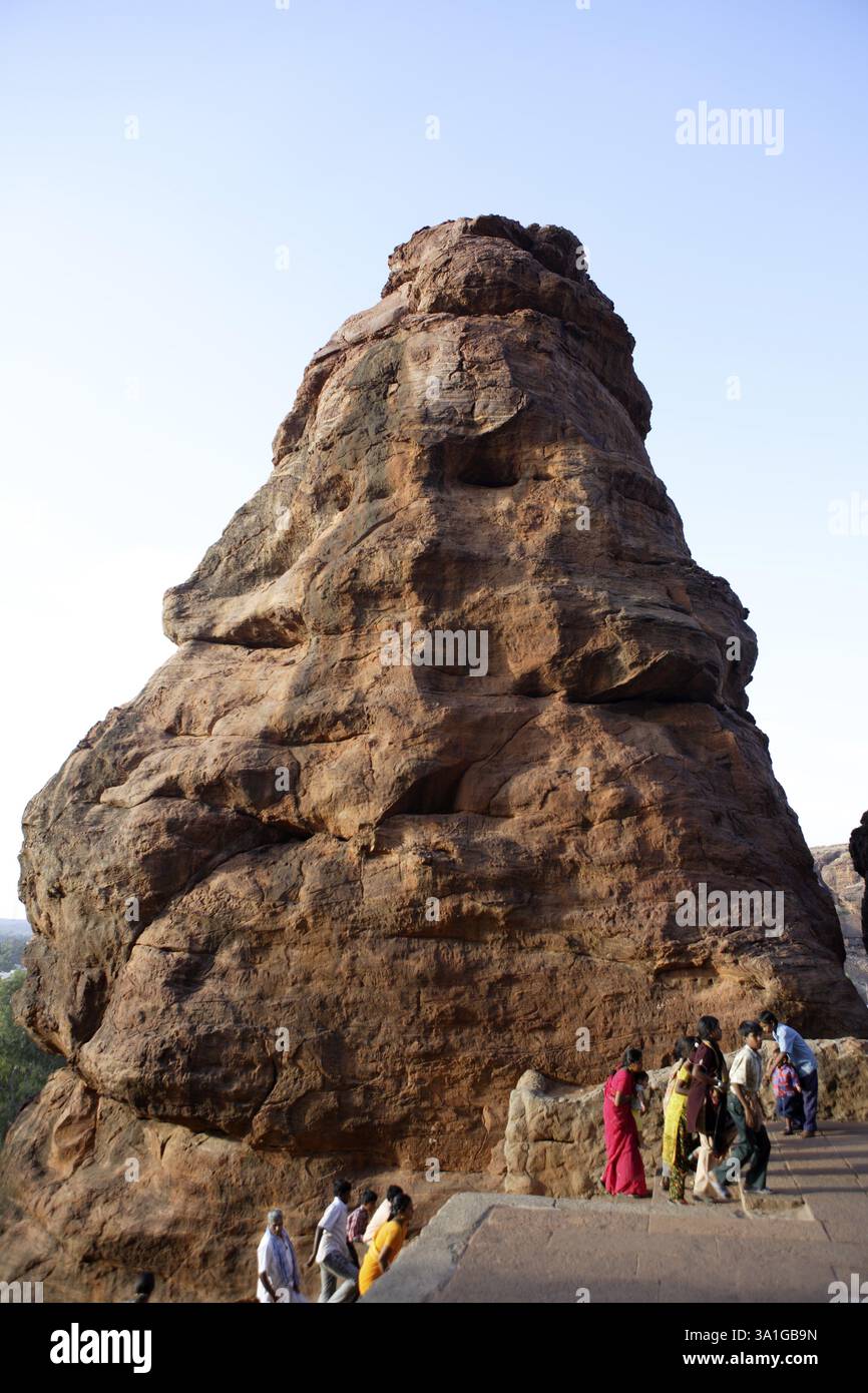 Badami, Chalukya, Caves 575 A.D. - 585 A.D., Dedicated To Shiva, UNESCO ...