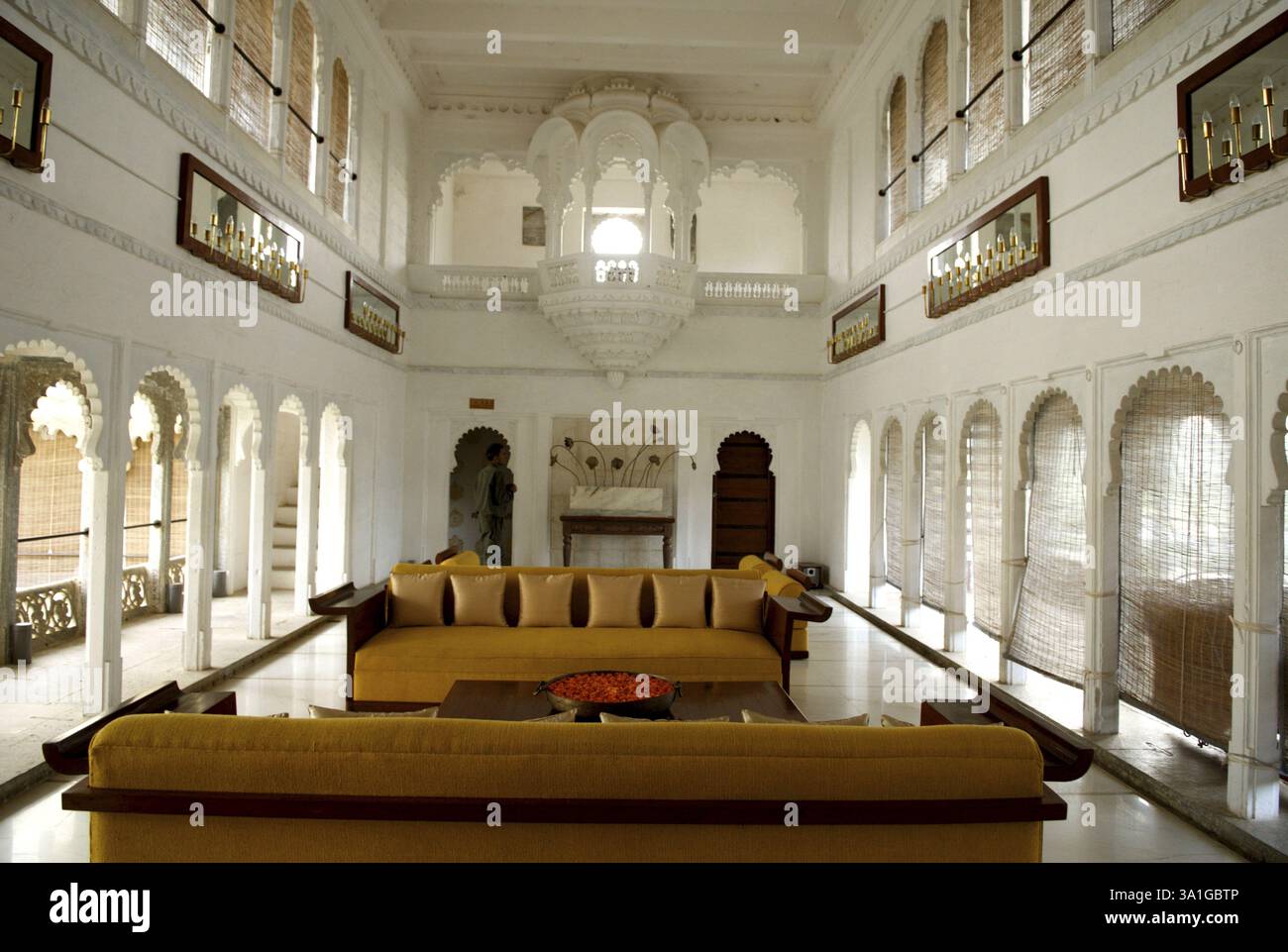 Devigarh fort, hotel Dilwara, Rajasthan, India, Asia Stock Photo - Alamy