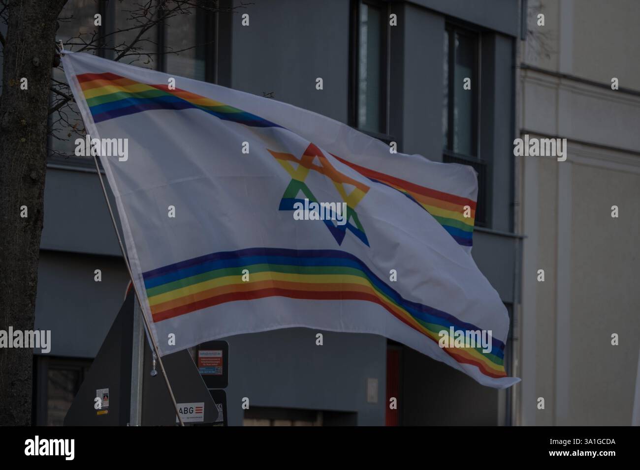 Berlin, Tel Aviv, Germany. 8th Mar, 2025. People took the streets ...