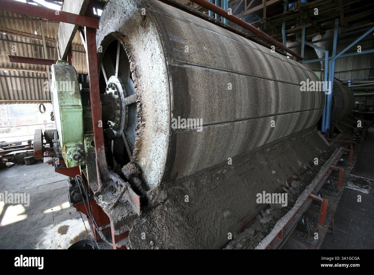 Machinery at the sugar factory in Sangli, Maharashtra, India, Asia ...