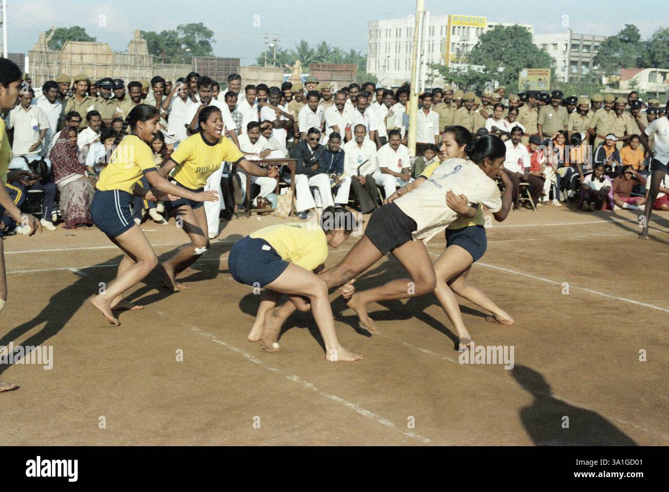 Women playing kabaddi on ground, India, Asia Stock Photo - Alamy