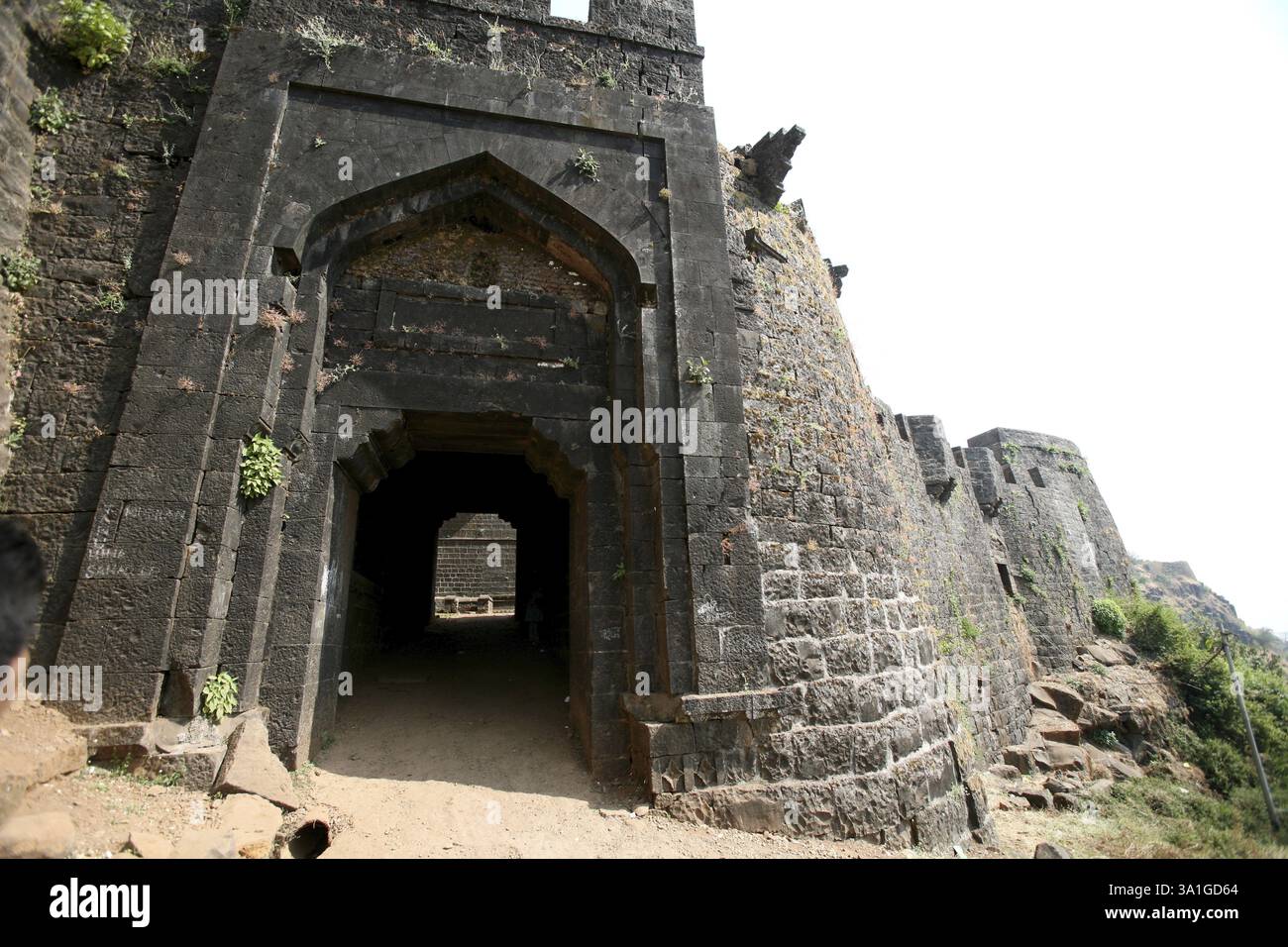 Panhala fort, Kolhapur, Maharashtra, India, Asia Stock Photo - Alamy