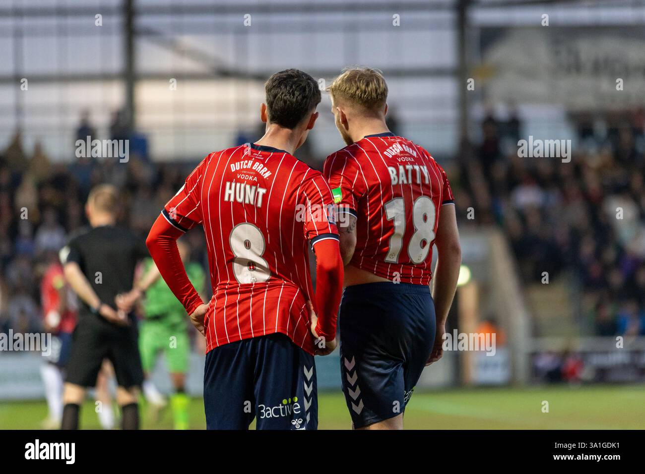 York, United Kingdom, 8 March 2025, Alex Hunt and Daniel Batty at the ...