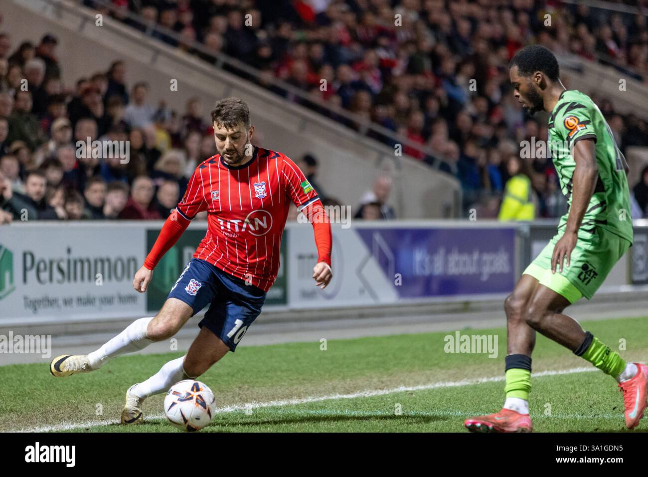 York, United Kingdom, 8 March 2025, Ollie Pearce and Emmanuel Osadebe ...
